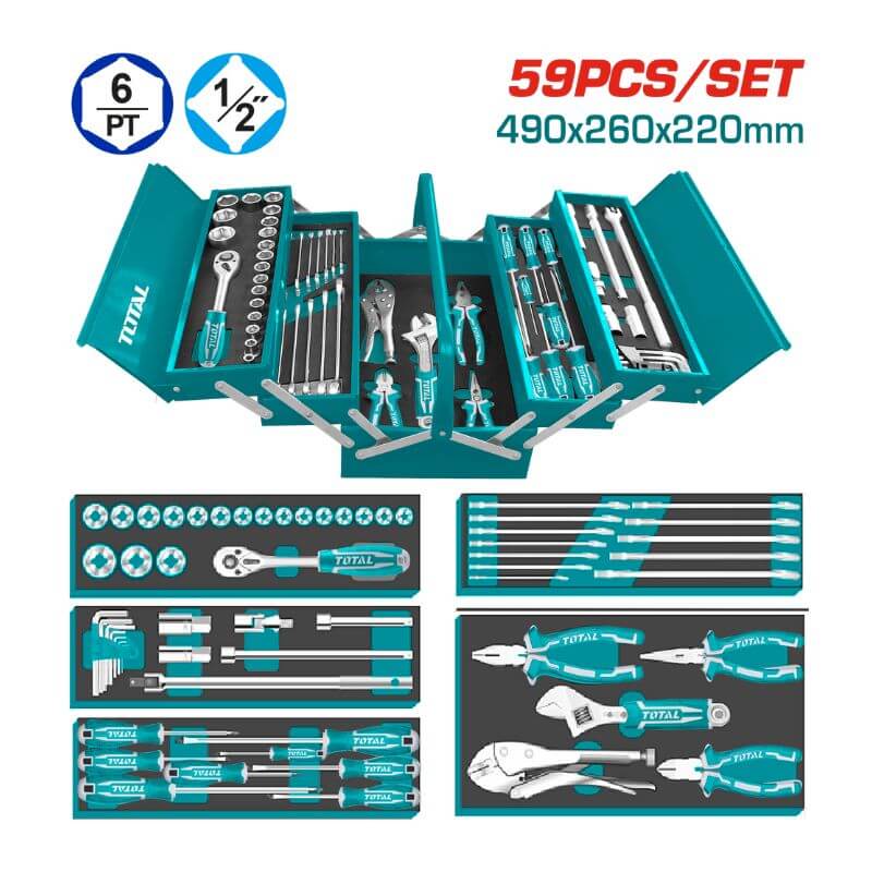 Total 108 Pcs tool chest set – ANNASCO TRADERS