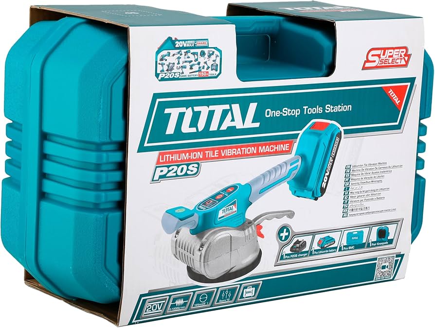 Total Lithium-ion tile vibration machine 20V – ANNASCO TRADERS
