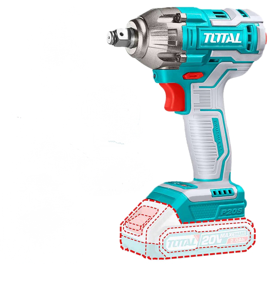 Total Lithium-Ion impact wrench 20V – ANNASCO TRADERS
