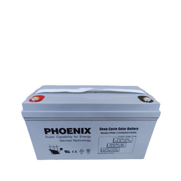 Pheonix 65Ah Solar gel deep cycle Battery – ANNASCO TRADERS