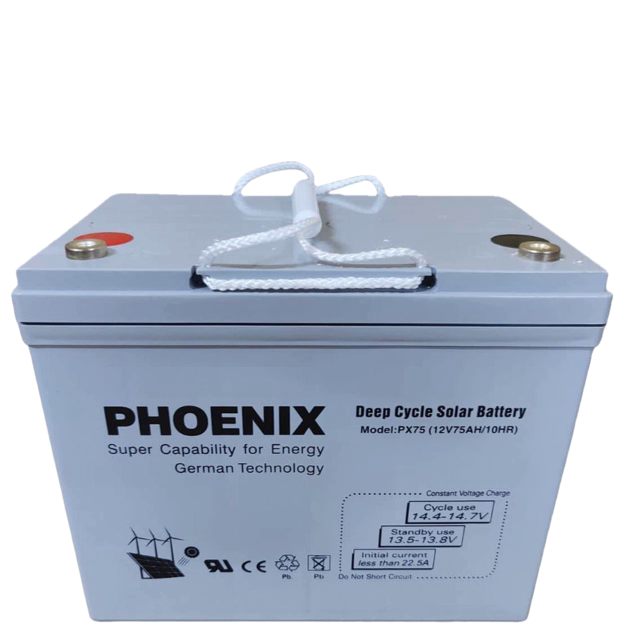 Pheonix 75Ah Solar gel deep cycle Battery – ANNASCO TRADERS