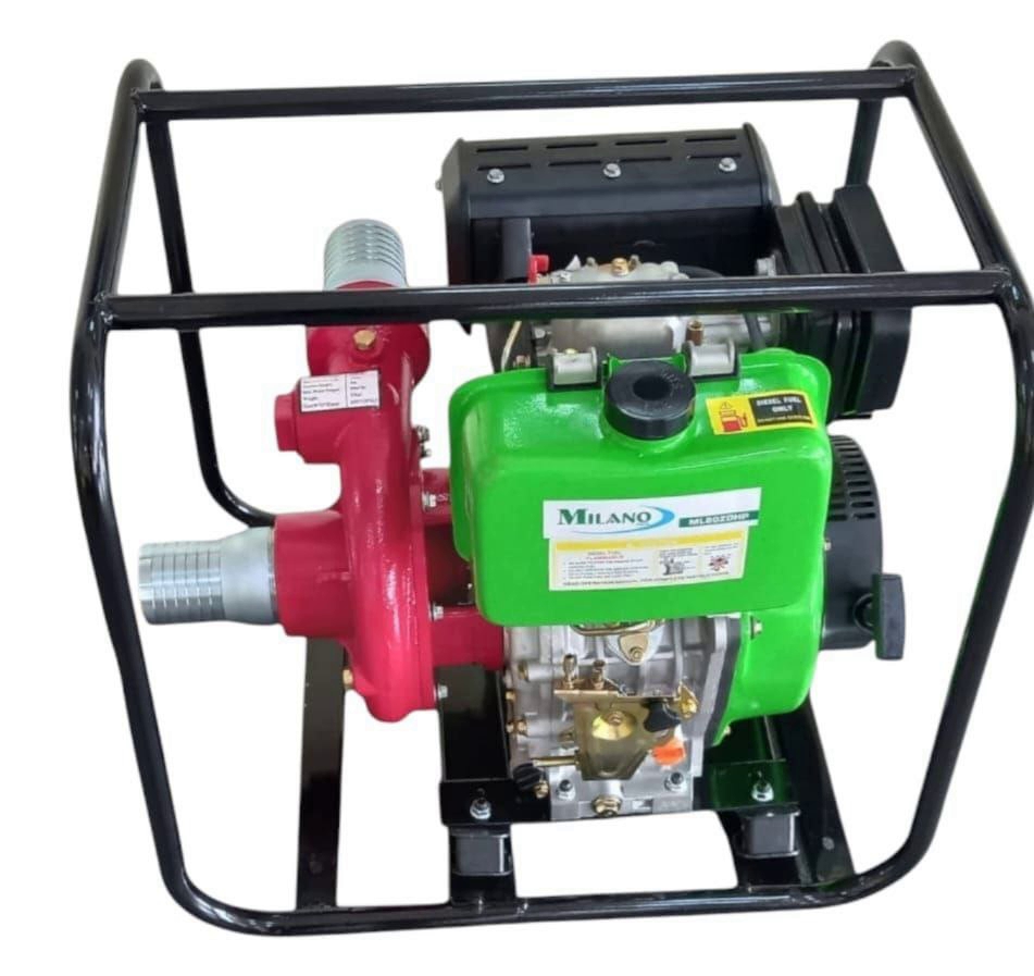 Milano Italia Diesel high pressure water pump 16hp 100m head 3 ...